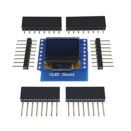 Mini 0.66 Inch 64X48 OLED Shield for WeMos D1 IIC/I2C SSD1306 Mini ESP32 OLED Module 3.3V 0.66" LCD Screen for Arduino AVR STM32