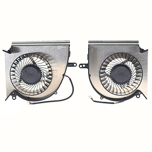 Replacement Fan for MSI GE75 Raider GL75 GP75 Leopard MS-17E2 CPU + GPU Cooling Fan Set