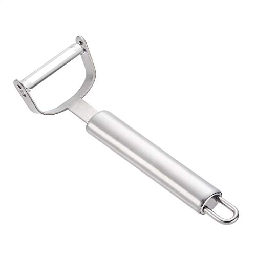 AmazonCommercial Stainless Steel Vegetable Peeler, Horizontal Blade