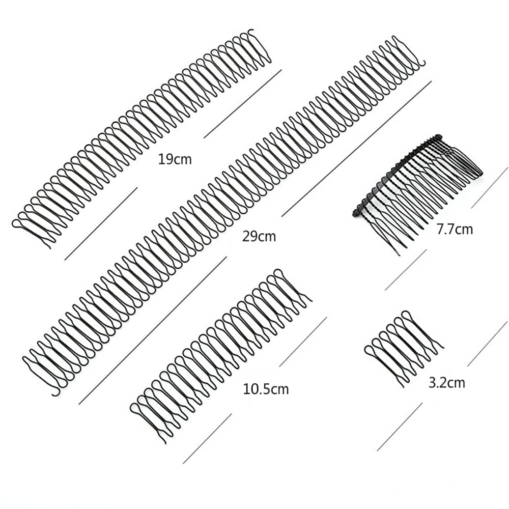 6 Pcs Women U Shape Hair Finishing Fixer Comb, Invisible Insert Comb For Small Broken Hair Finishing Fixing","U Shaped Hair Clips 。hair pins