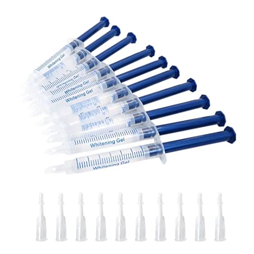 10Pcs White Gel, 44% Teeth Whitening Kit, 44% CP Teeth Whitening Gel, White Dental System at Home Teeth Whitening Kit