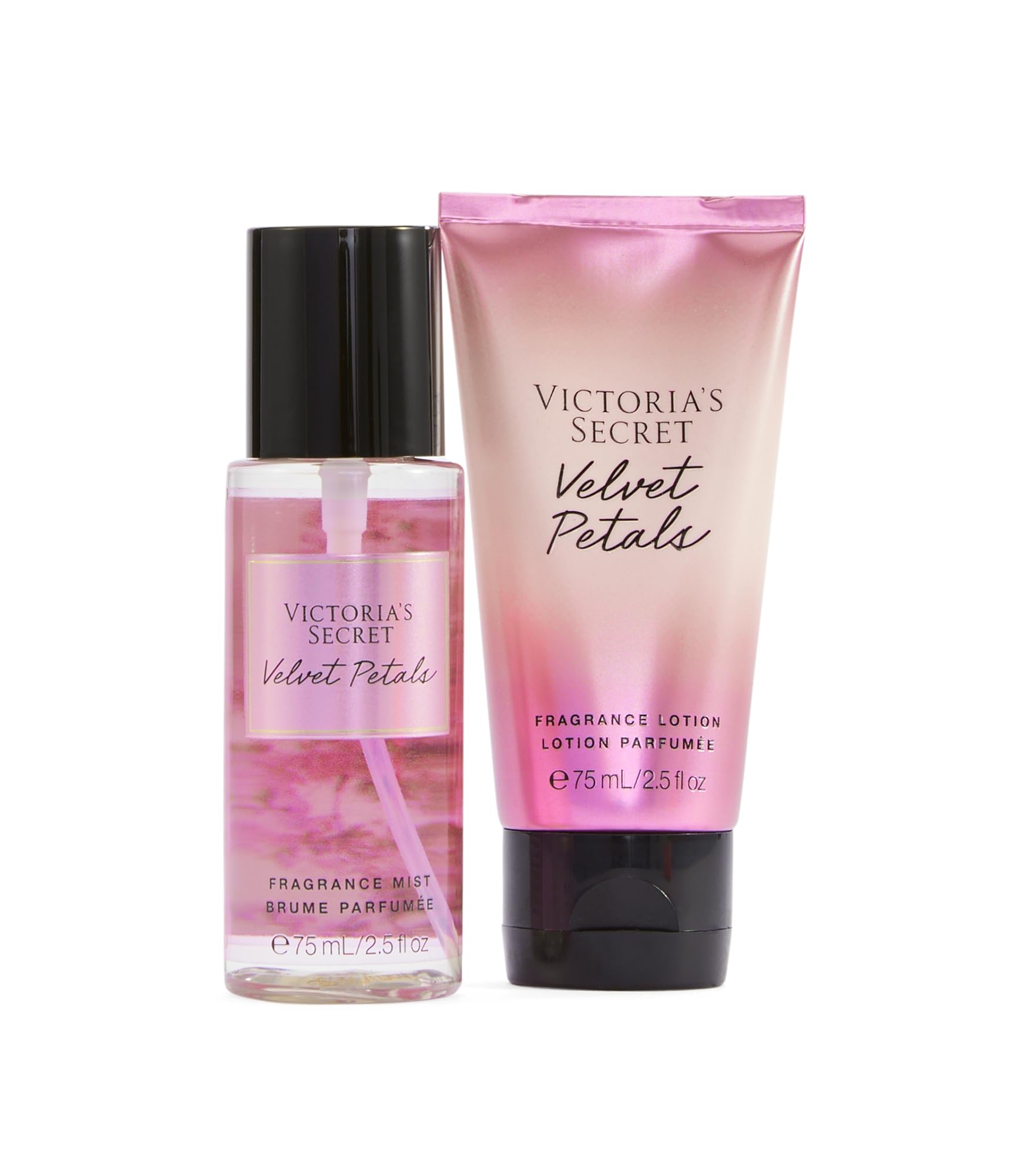 Victoria's Secret Velvet Petals 2 Piece Mini Mist & Lotion Gift Set