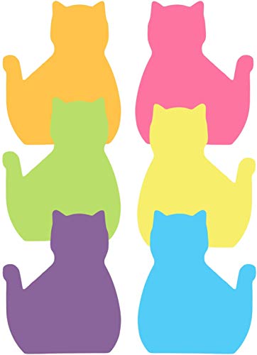 180 Sheets Cat Sticky Notes Set, Cat Lover Gifts for Women, Cute Cat Office Supplies, Office Desk Accessories for Work School Office