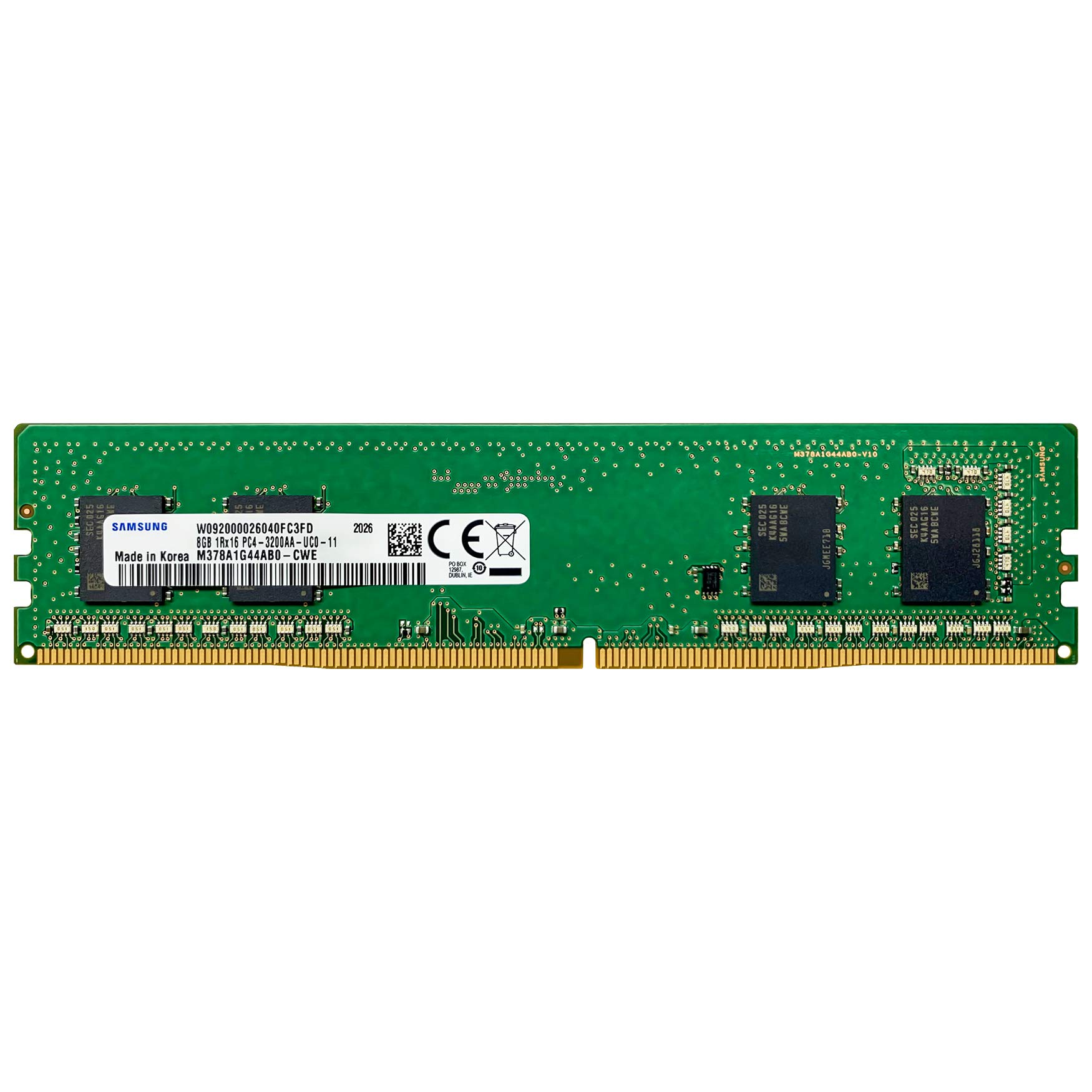 8GB DDR4 3200MHz DIMM PC4-25600 CL22 1Rx16 1.2V 288-Pin UDIMM Desktop RAM Memory Module M378A1G44AB0-CWE