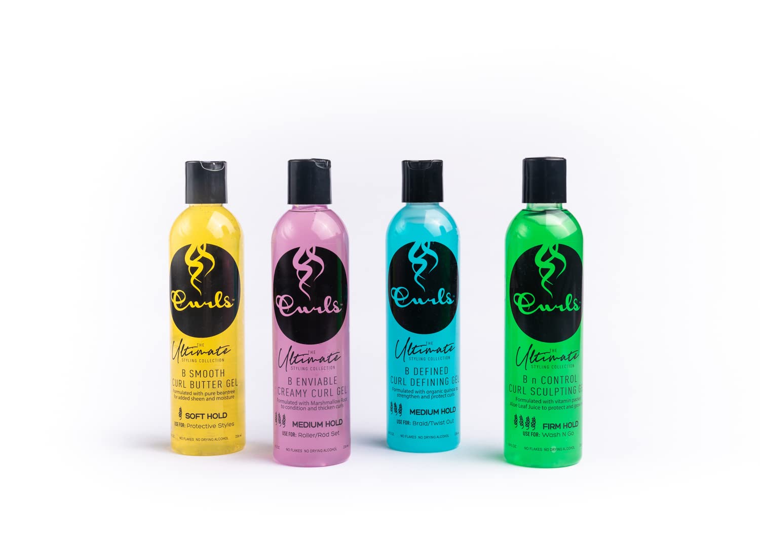 Curls The Ultimate Styling Collection B N Control Curl Sculpting Gel (Firm Hold), 8 Ounces,GREEN