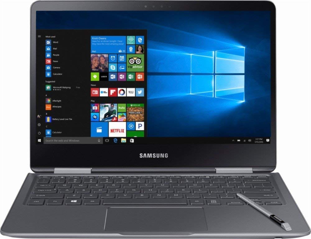 2018 Newest Flagship Samsung Notebook 9 Pro Business 13.3" FHD 2-in-1 Touchscreen Laptop/Tablet - Intel Quad-Core i7-8550U 8GB RAM 256GB SSD Backlit Keyboard WLAN HDMI Win 10 - Built in S Pen