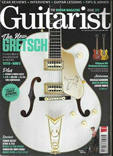 GUITARIST MAGAZINE, THE GUITAR MAGAZINE SEPTEMBER, 2013 ISSUE # 372