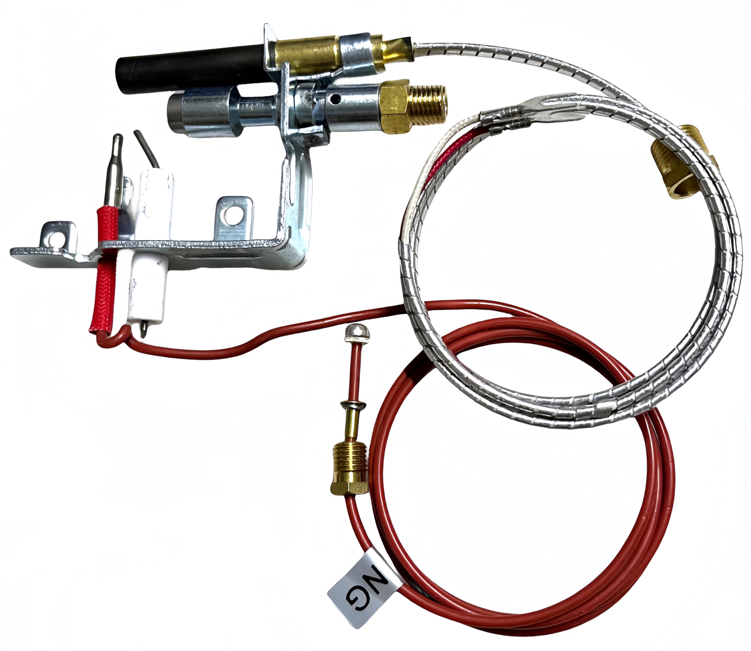 14D0473 NG ODS (Oxygen Depletion System) Pilot Assembly Milivolt Gas Fireplace Pilot ,Replace Monessen Vermont Castings Part 55464