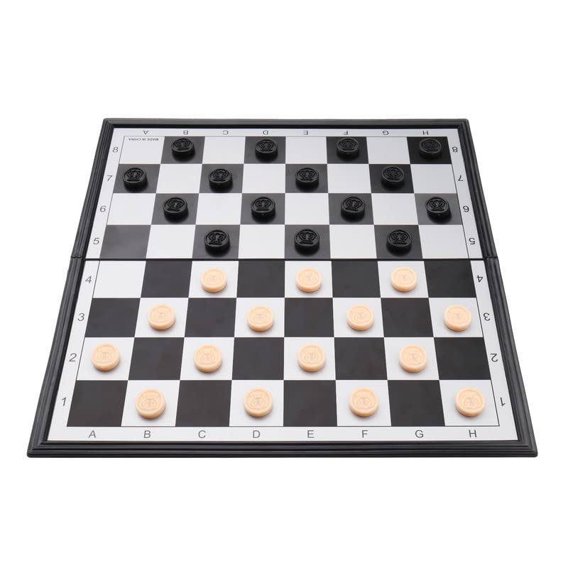 3 in 1 Chess Checkers Backgammon Set, KAILE Magnetic Chess Travel Magnet Chess with Folding Case 13"……