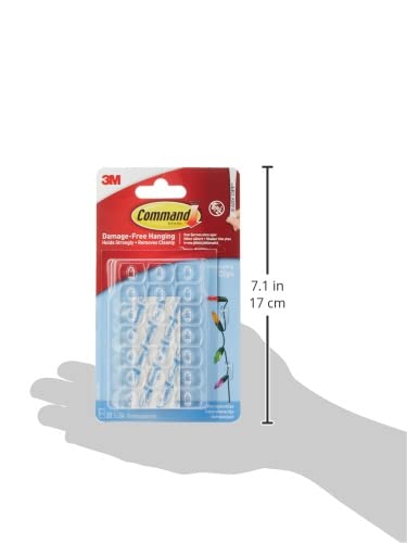 3M Company 17026CLR Clear Decorating Clips