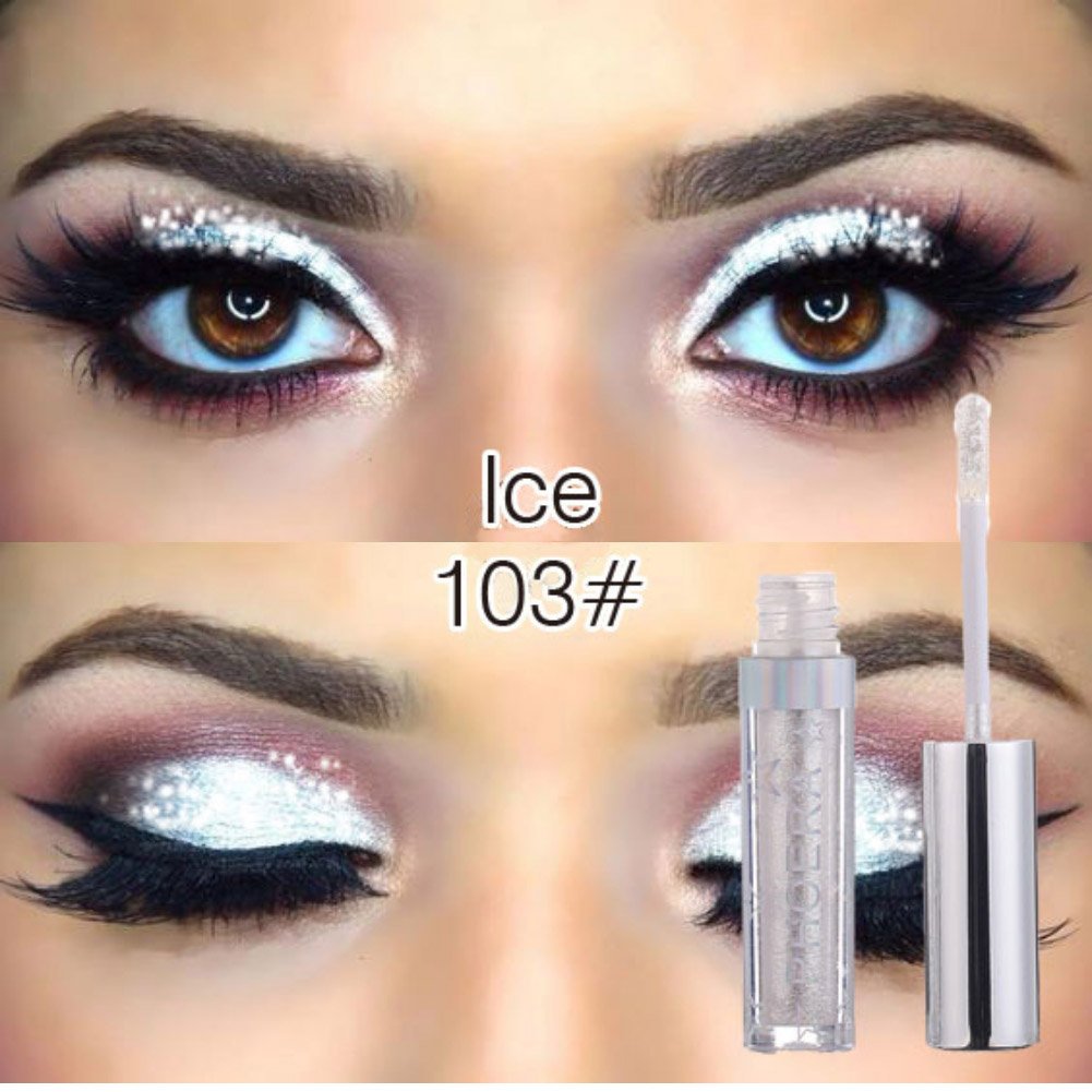 KDOWES Liquid Eyeshadow, Waterproof Glitter Shimmer Sparkle Eye Stick Easy To Wear Long Lasting Eyeliner Eye Pencil Makeup Cosmetics(A103)