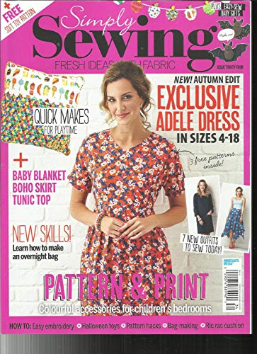 SIMPLY SEWING MAGAZINE, ISSUE # 34 FREE GIFTS OR INSERTS ARE NOT INCLUDED.