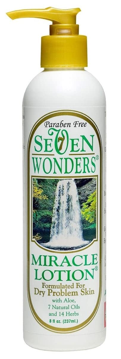 Century Systems Seven Wonders Miracle Lotion - 7 Oils, 13 Natural Herbal Extracts, Soothing All-Day Body Moisturizer for Dry, Itchy, Irritated Skin