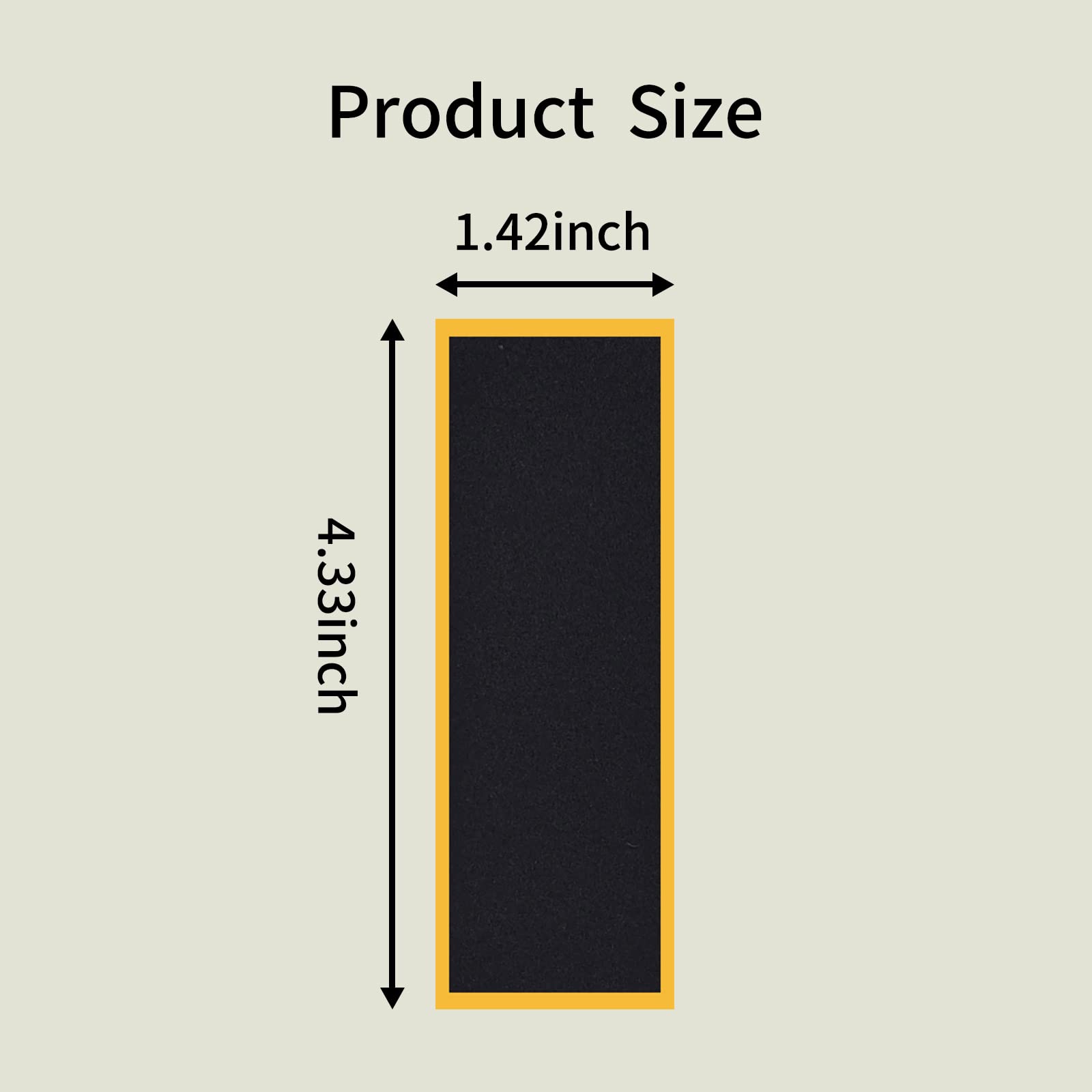 12 Piece Mini Finger Fingerboard Grip Tape,Foam Grip Tape Pro Fingerboard Tech Deck Performance Series,P-rep Professional Original Black Skateboard Fingerboard Foam Grip Tape Stickers,38mmX110mm