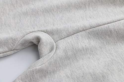 O2 BABY Organic Cotton Unisex Baby Jogger Pants, 3-Pack Pull-on Bottoms, Newborn Leggings (Newborn, Grey/White/Green)