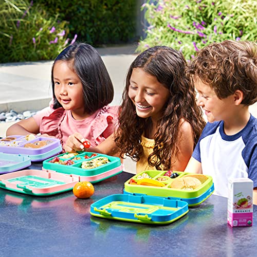 Bentgo 2-in-1 Backpack & Insulated Lunch Bag Set With Kids Prints Lunch Box and 4 Reusable Ice Packs (Dinosaur)