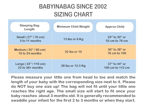 BABYINABAG Summer Model Baby Sleeping Bag and Sack, Plush Minky Dot, 1.25 Tog for Infants and Toddlers (Medium (10-24 mos))