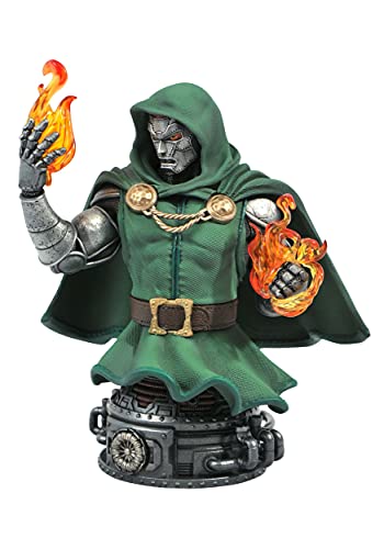 DIAMOND SELECT TOYS Marvel Doctor Doom Bust, Multicolor, 6 inches