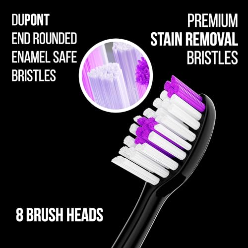 Acteh Sonic Electric Toothbrush Dual Set 5 Modes Smart Timer Long Lasting Battery 2-Toothbrush Set