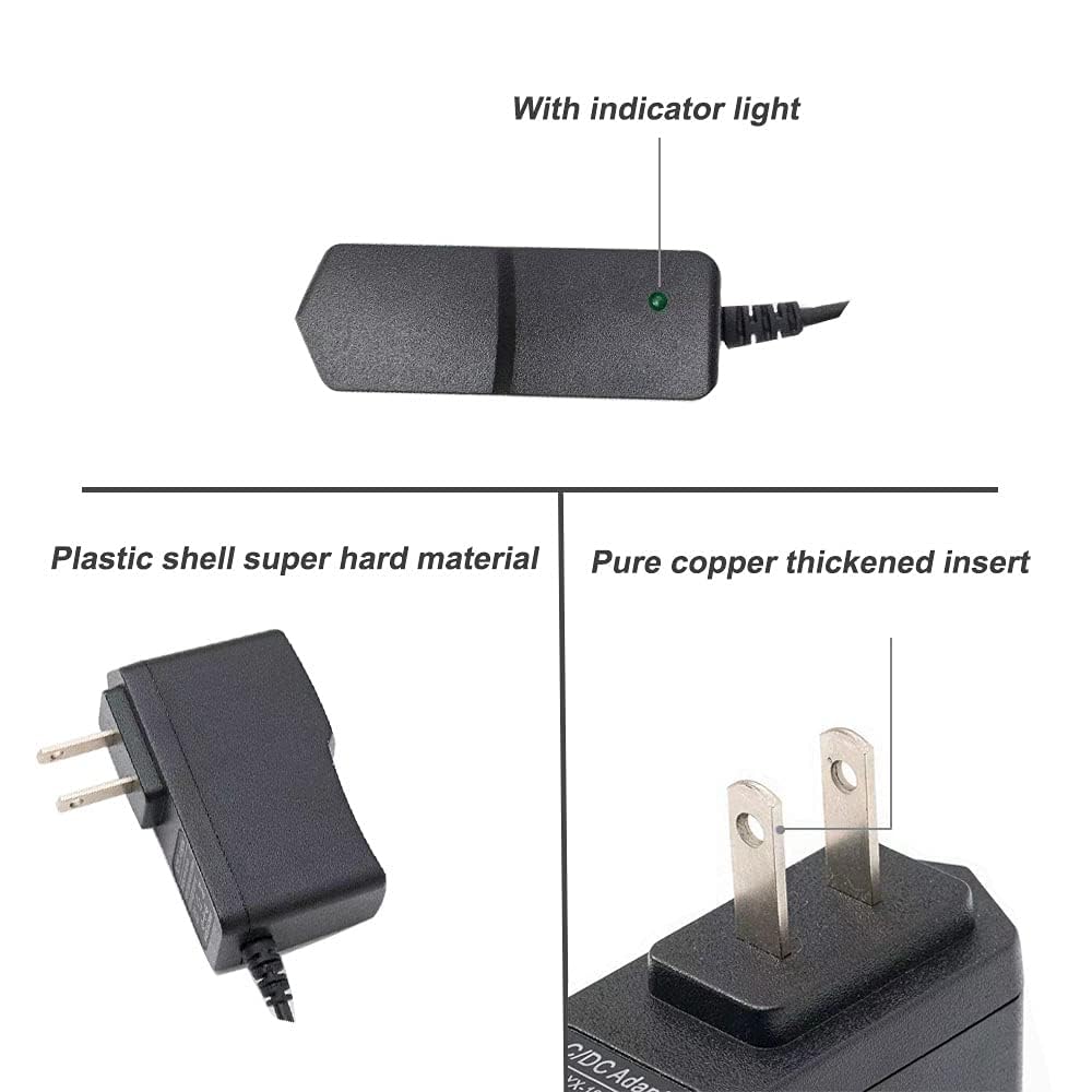 AC Charger Fit for Fairywill Sonic Electric Toothbrush: FW-917 SG-508 FW-508 FW-507 FW508 FW507 D1 D3 D7 D8 E6 E10 E11 P11 Plus Pro Power Supply Adapter Cord