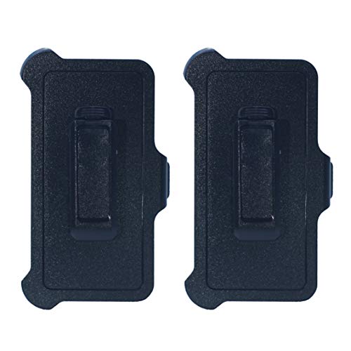Hand-e Replacement Belt Clip Holster | Perfectly Works with Otterbox Defender Series Case | for iPhone 11 (6.1") Only - 2 Pack