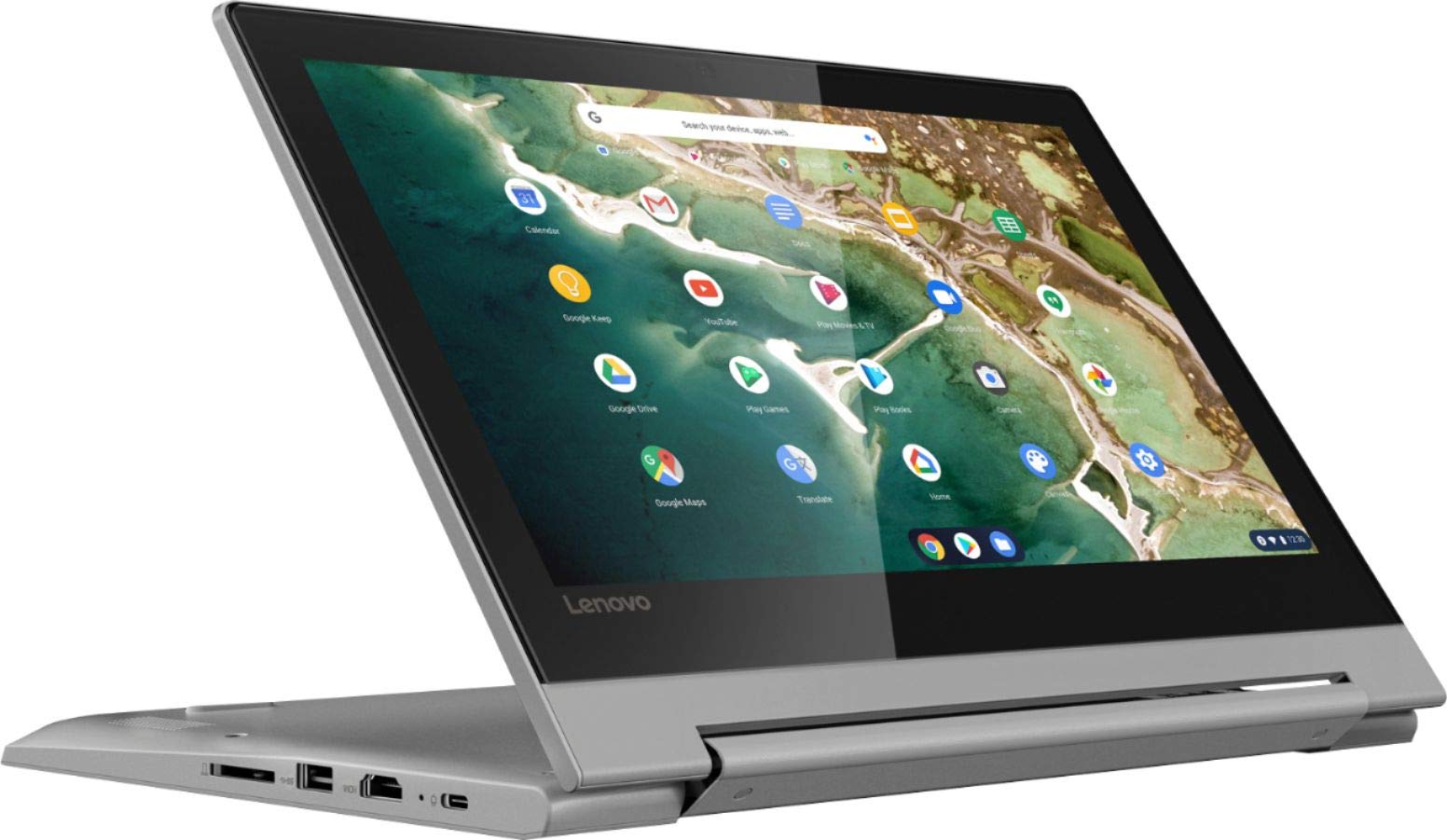 2021 Lenovo Chromebook Flex 3 11.6 Inch Touchscreen 2-in-1 Laptop with Webcam, MediaTek MT8173C 2.1GHz, 4GB RAM, 32GB eMMC, Bluetooth, Chrome OS + NexiGo 32GB MicroSD Card Bundle