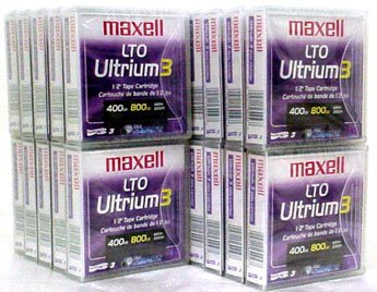 20 Pack of Maxell LTO Ultrium 3 Data Cartridge - LTO Ultrium LTO-3 - 400GB (Native)/800GB (Compressed)ck
