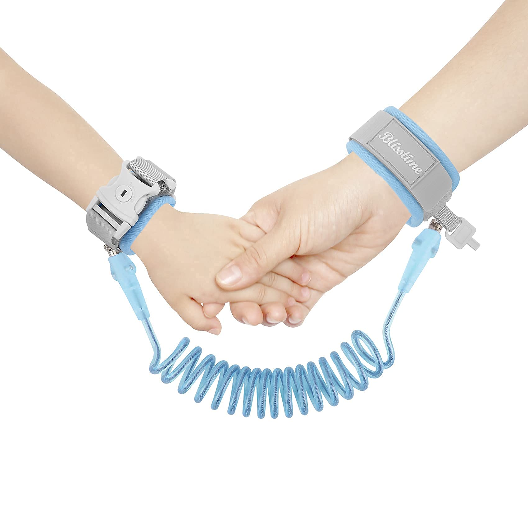 Blisstime Toddler Leash, 【2 Pack】Kid Leash Anti Lost Wrist Link with Key Lock Upgraded Baby Leash with Safety Wristband Rope for Babies Toddlers Child Kids