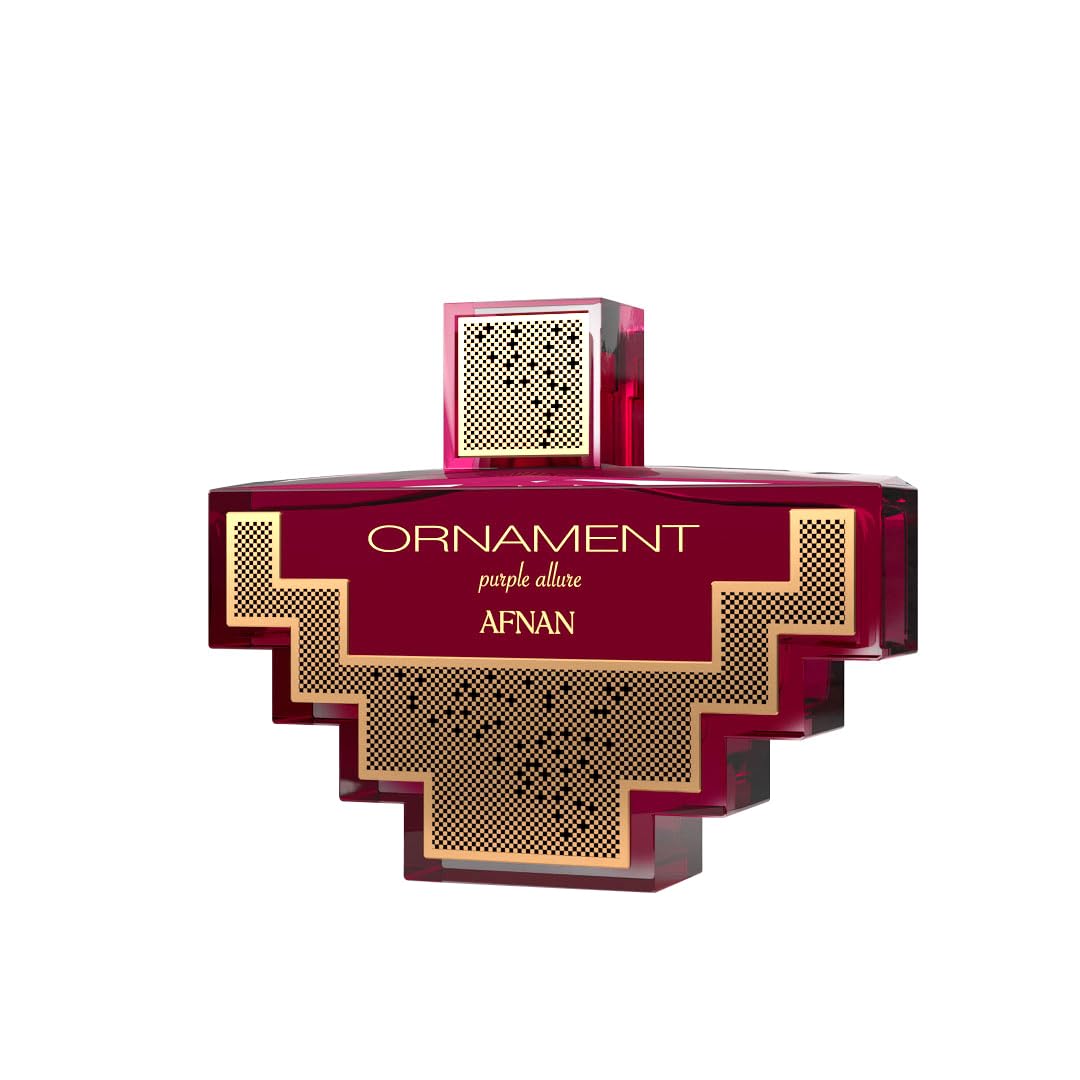 Afnan Ornament Purple Allure Eau De Parfum for Women, 3.4 Fl. Oz