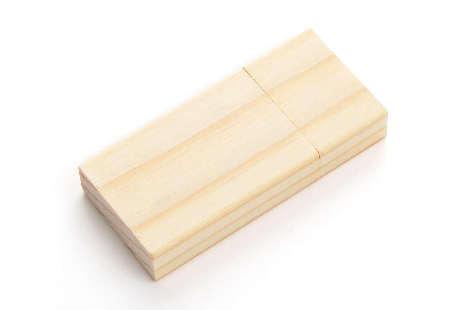 5 Pack Rectangle Wood 2.0/3.0 USB Flash Drive USB Disk Memory Stick with Wooden (2.0/2GB)