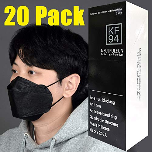 ECOMADE ARENA Neulpuleun Disposable KF94 Face Mask with 4-Layer Filters Made in Korea