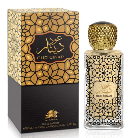 Al Fares Oud Dinar unisex perfume (women and men), Emper, Eau de parfum, vaporisateur natural spray (100 ml/ 3.4 Fl. Oz)