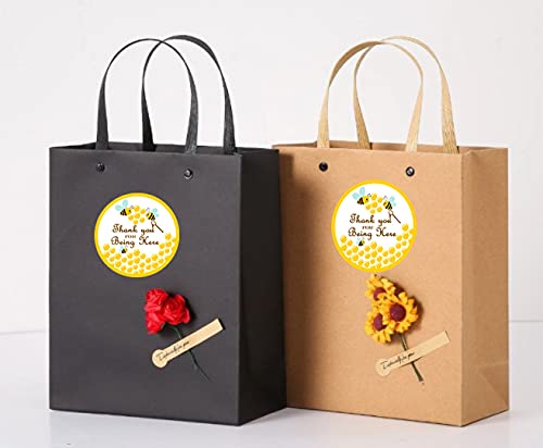 Top label Thank You for Being Here Honey Label,Bumble Bee Baby Shower Favor Stickers,2 Inch 160 Pcs Per Pack