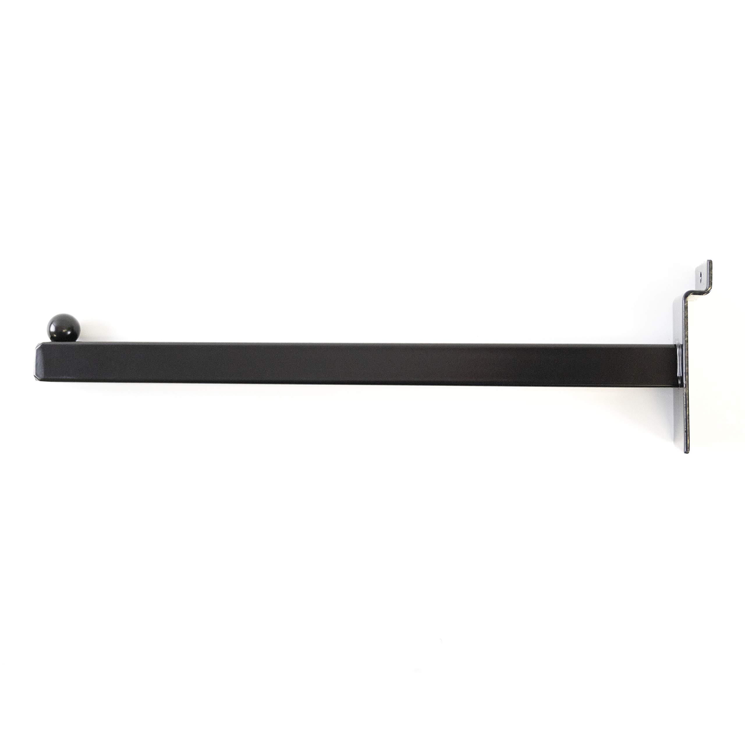 12" Square Faceout Display Attaches to Slatwall - Used for Displaying Clothing, Accessories and Housewares (Quantity 5) (5, Black)