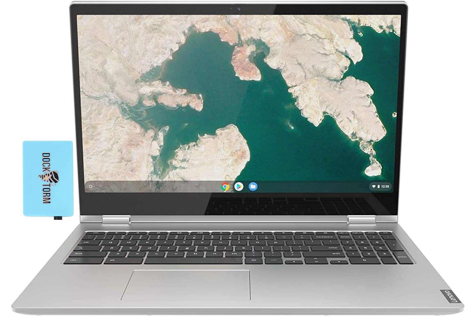 Lenovo Chromebook C340-15 Home & Business Laptop 2-in-1 (Intel i3-8130U 2-Core, 4GB RAM, 64GB SSD, Intel UHD 620, 15.6" Touch Full HD (1920x1080), WiFi, Bluetooth, Webcam, Chrome OS) with Hub