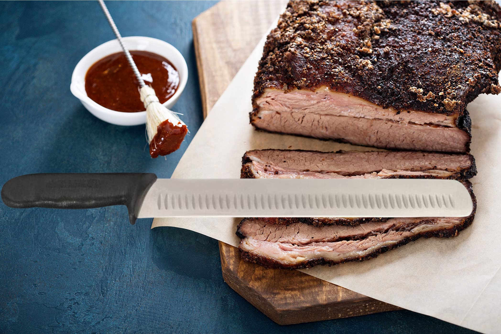 12” Slicer / Carving Granton Edge - Prime Rib Knife - Food Service Knives