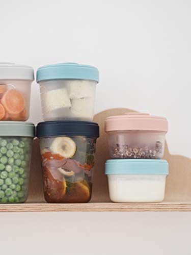 BEABA Clip Containers, Food Storage Containers, Baby Food Storage Containers with Lid, Baby Food and Toddler Snack Containers, Baby Essentials, Medium
