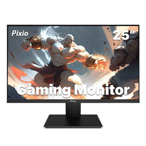 Pixio PX259 Prime 25 inch 280Hz (144Hz Supported) Refresh Rate FHD 1080p Resolution Fast Nano IPS Panel 1ms GTG Response Time Gaming Monitor with AMD FreeSync Premium