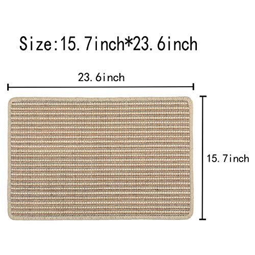 Cat Scratching Pad, Scratching Mat,Scratch Pads,Cat Scratcher Rug Natural sisal Rope Carpet
