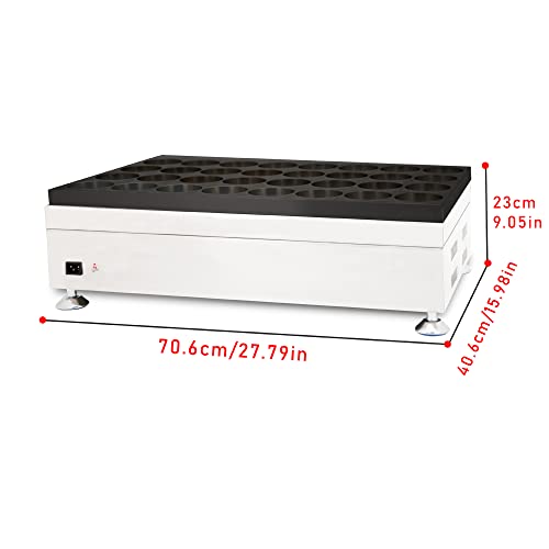 2400W Electric Red Bean Cake Maker Machine,Commercial 32 Hole Wheel Cake Making Machine,Professional Layer Cake Making Machine,Waffle Maker Plate Grill Machine for Restaurant Snack Bar