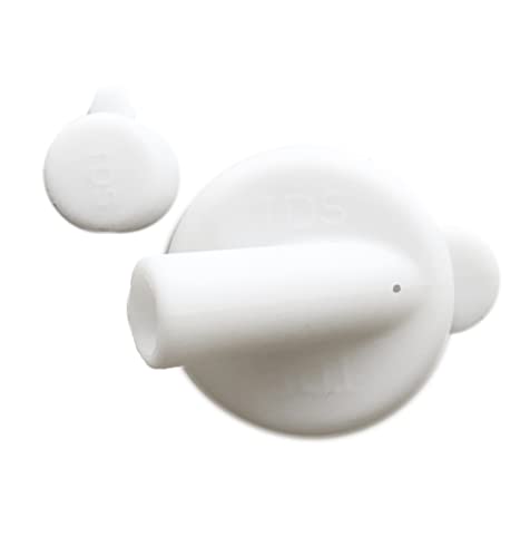 The Dairy Shoppe Heavy Glass Milk Bottle Jugs with Lids and Pour Spouts (2 pack, Liter/33.8 oz)