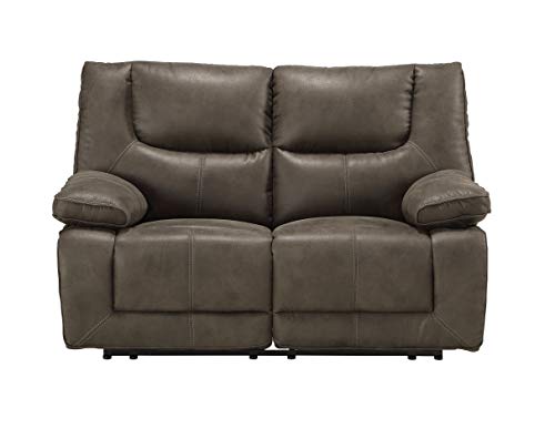 ACME FURNITURE Harumi Loveseat (Power Motion) - - Gray Leather-Aire.
