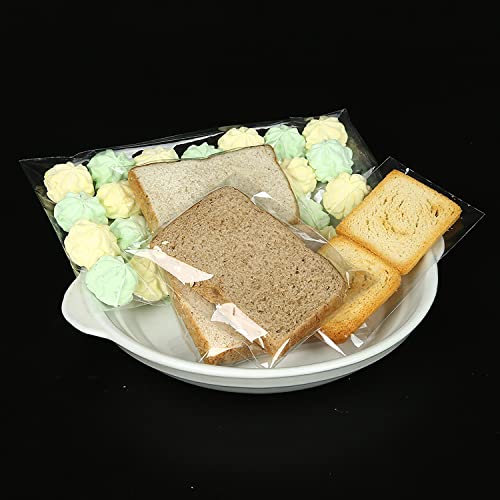 240Pcs Self Sealing Cellophane Bag 3x5 Inches 1.4 Mils Small Clear Plastic Bags Reusable Self Adhesive OPP Bags for Candy, Bakery Cookie, Treat, Jewelry, Cards