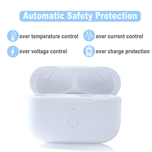 Compatible with for Wireless AirPod Pro Charging Case Replacement, Compatible with for AirPod Pro Charger Case with Bluetooth Pairing Sync Button
