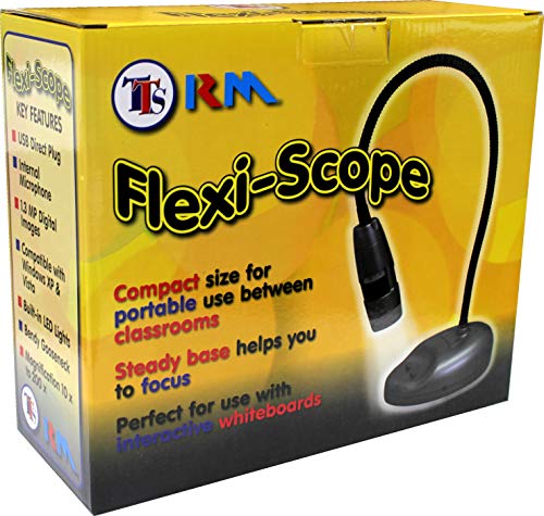Bee-Bot Flexi-Scope Digital USB Kids Microscope 10X-200X Handheld, Portable, Mini | Recorder, Camera with 6 LED Lights