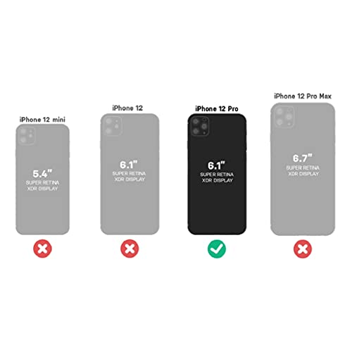 IPhone 12 Pro Case, LifeProof, FRĒ Series, waterproof IP68, built-in screen protector, port cover protection, snaps to MagSafe - BLACK