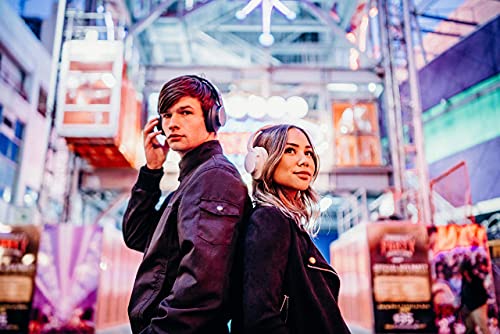Altec Lansing Comfort Q+ Bluetooth Headphones, Active Noise Cancellation, Comfortable, Quite, Noise Cancelling Headphone, Up to 26 Hours of Playtime, 30 Ft. Wireless Range, Black (Renewed)