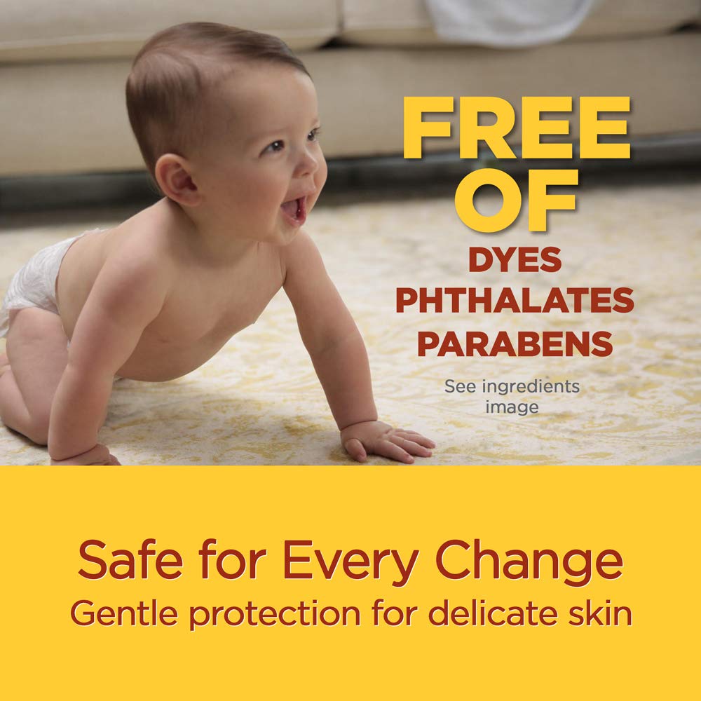 A+D Original Diaper Rash Ointment, Baby Skin Protectant With Lanolin and Petrolatum, Seals Out Wetness, Helps Prevent Diaper Rash, 4 Ounce Tube, Packaging May Vary