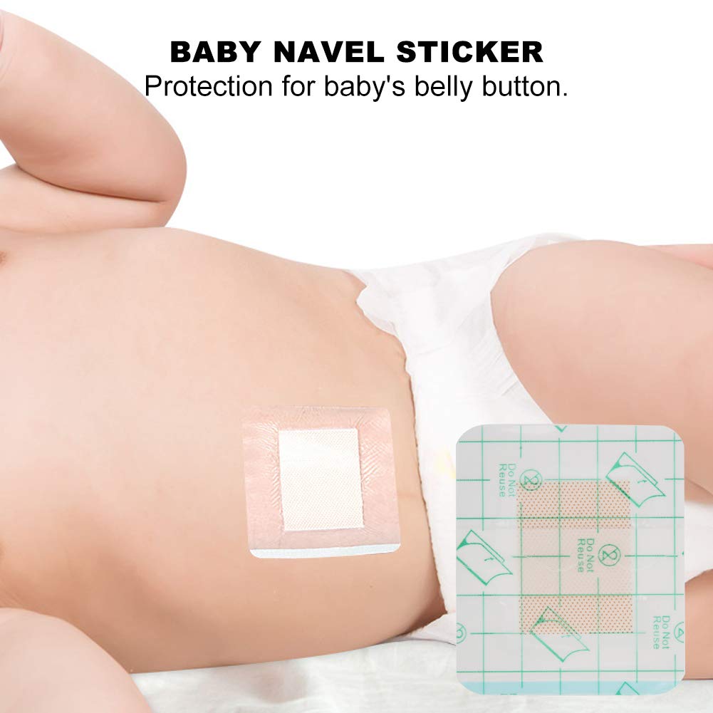 20pcs Baby Navel Sticker Swimming Bathing Umbilical Cord Patch Baby Belly Adhesive Tape Belly Protector