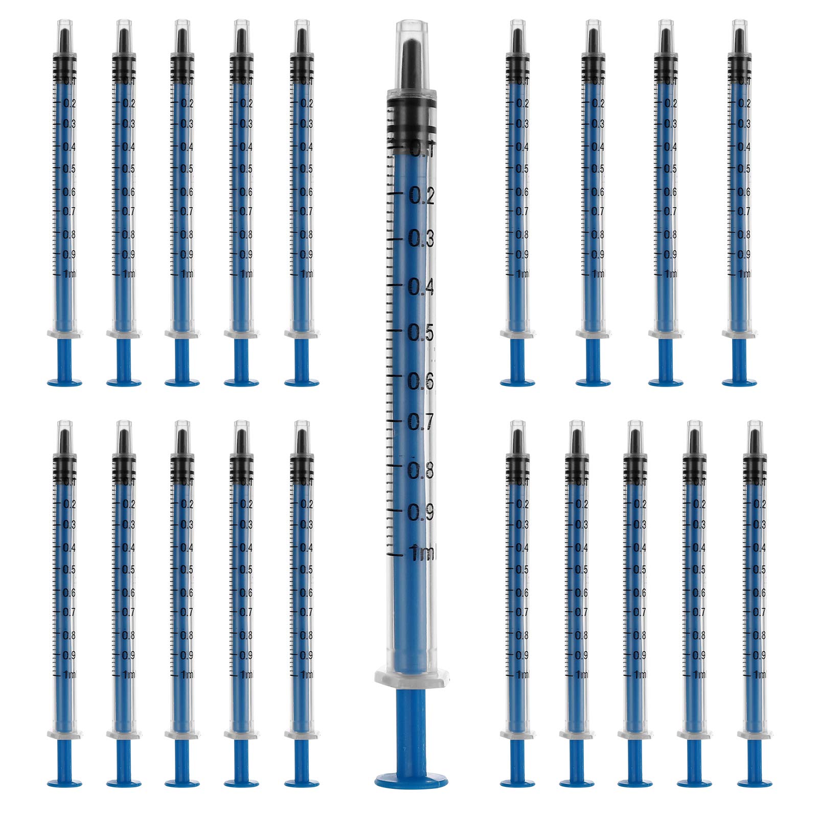 30 Packs 1ml Syringe Sterile, Oral Dispenser Syringe, Individually Sealed. (no needle)